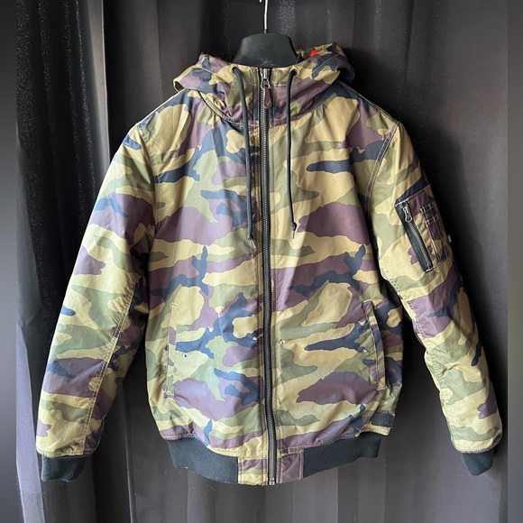 Vans | Jackets & Coats | Vans Camo Rain Jacket | Poshmark